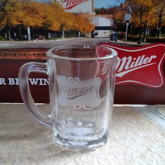 Miller Brewery | Dining | New Miller Mini Beer Stein Mug Shot Glass ...